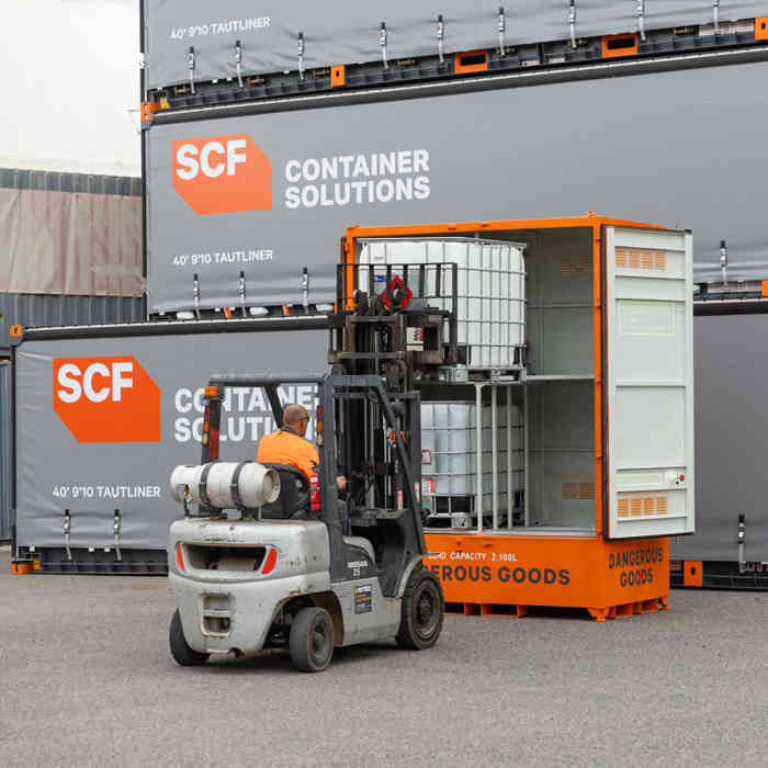 Chemical Storage Cabinet - 4 IBC | DG Solutions | SCF