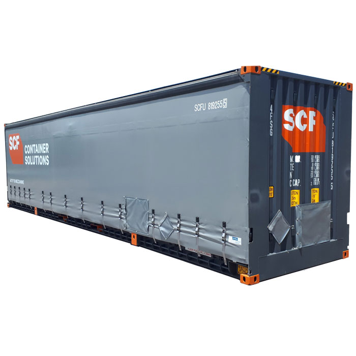 40ft Tautliner Container | Mezzanine Deck System | SCF
