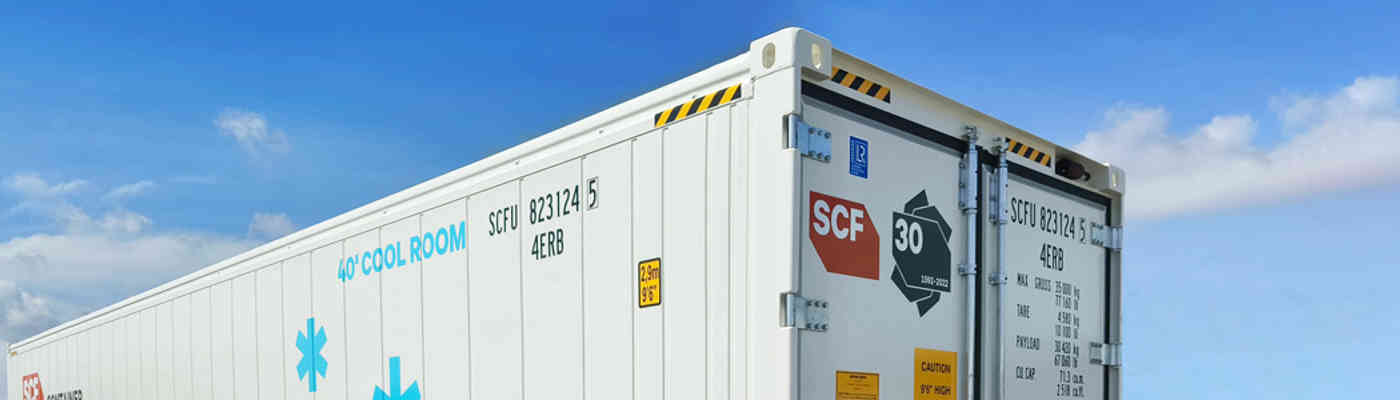 40ft Cool Room Container | Store Up to 40 temp-controlled pallets | SCF