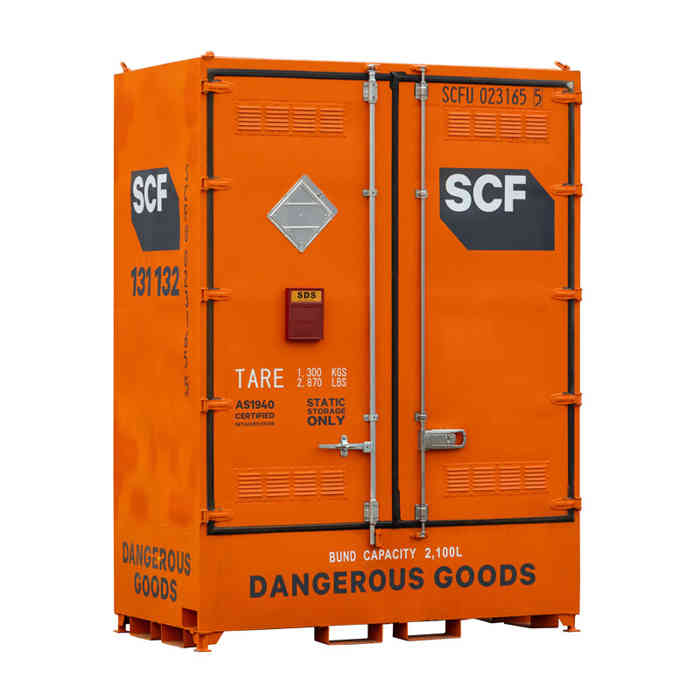 Chemical Storage Cabinet - 4 IBC | DG Solutions | SCF