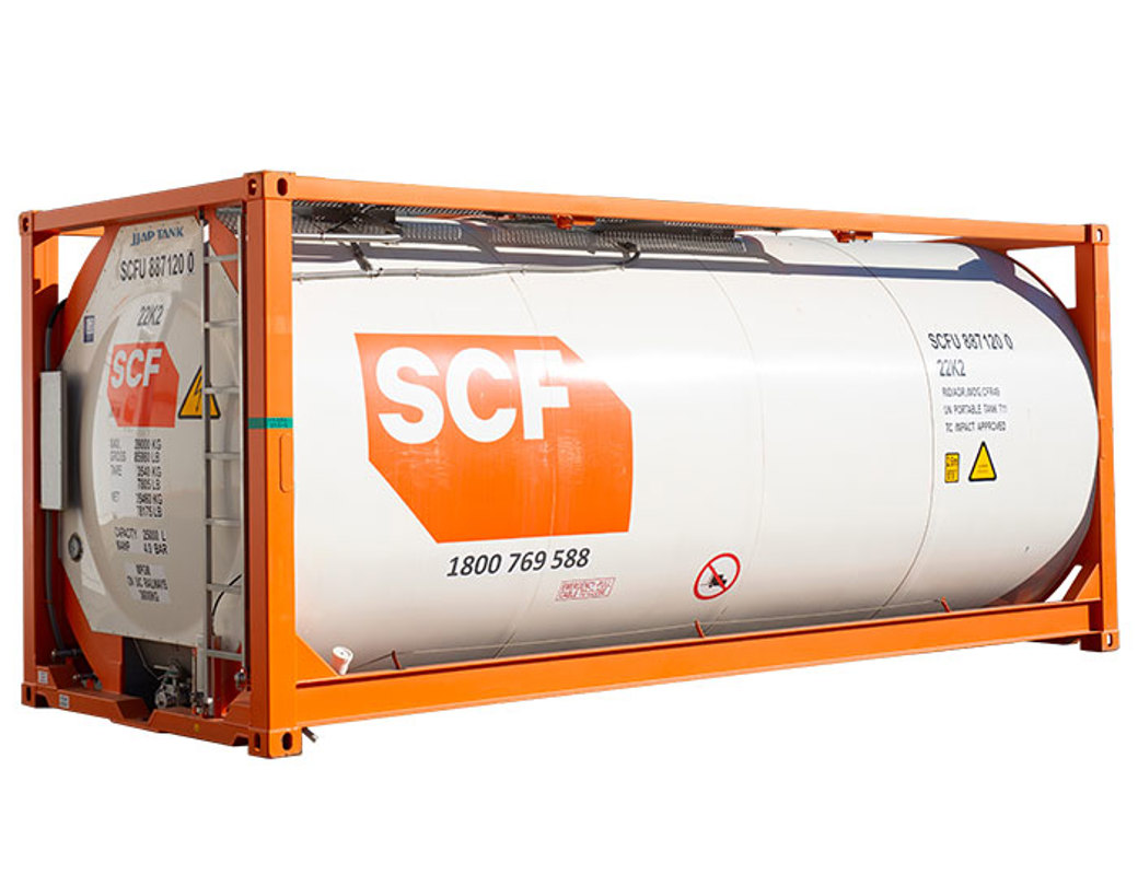 40ft Bulk Liquid Storage Tank Containers | SCF