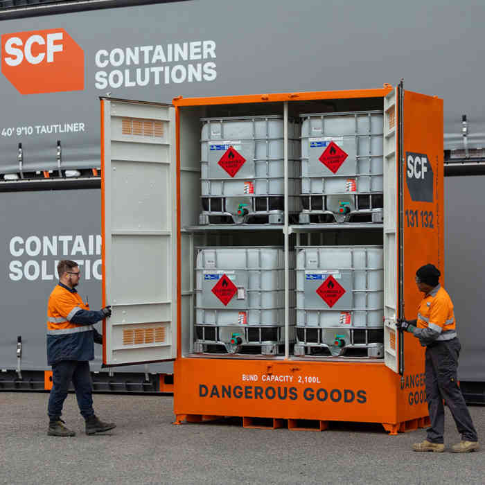 Chemical Storage Cabinet - 4 IBC | DG Solutions | SCF