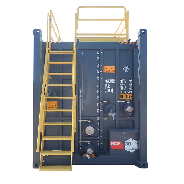 20ft Bulk Liquid Storage Tank Containers | SCF