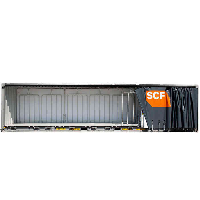 40ft Tautliner Container | Mezzanine Deck System | SCF