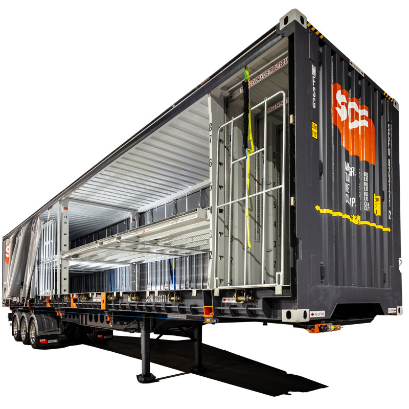 Tautliner Trailer - The Easy Transport Solution | SCF